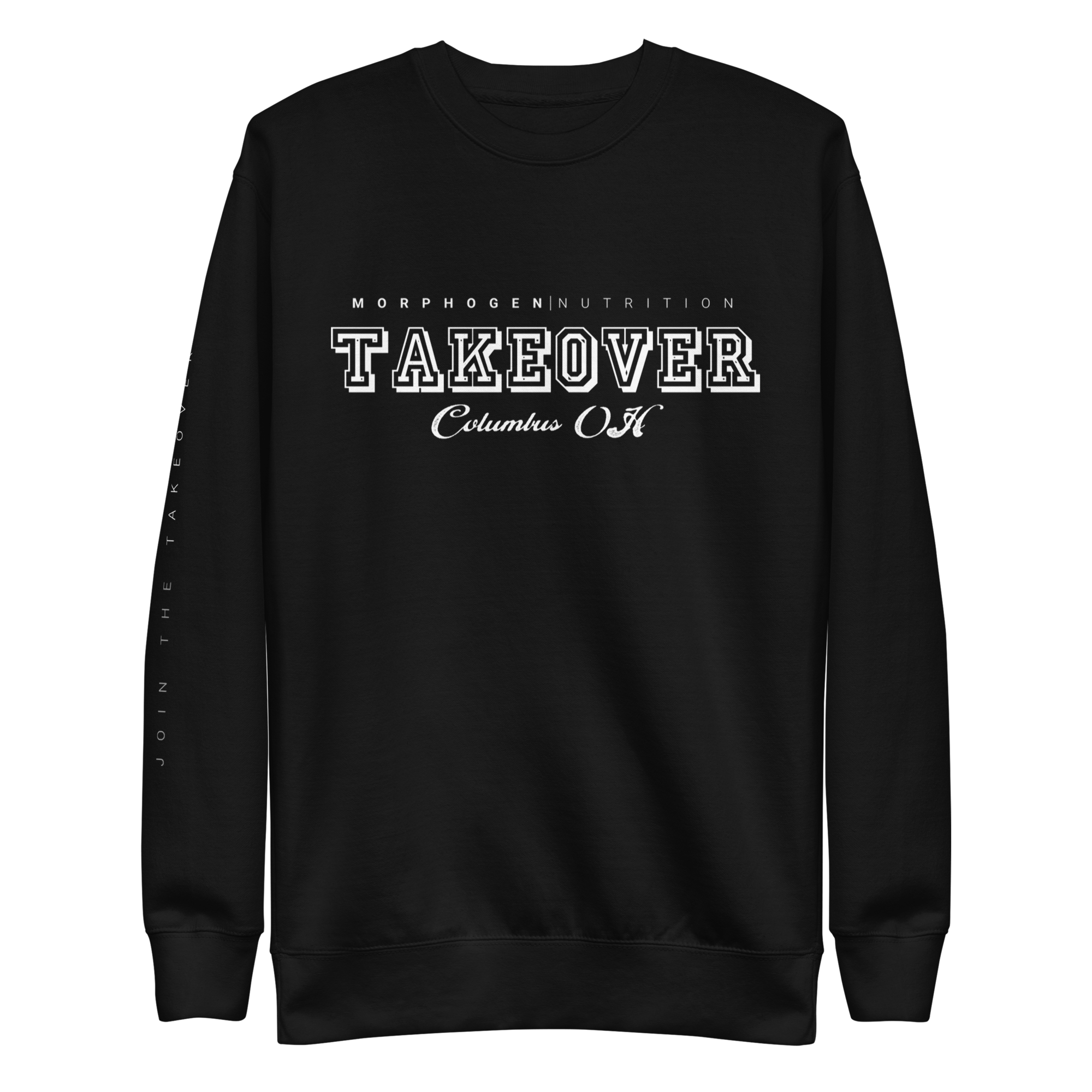 TAKEOVER Crew - Black – Morphogen Nutrition